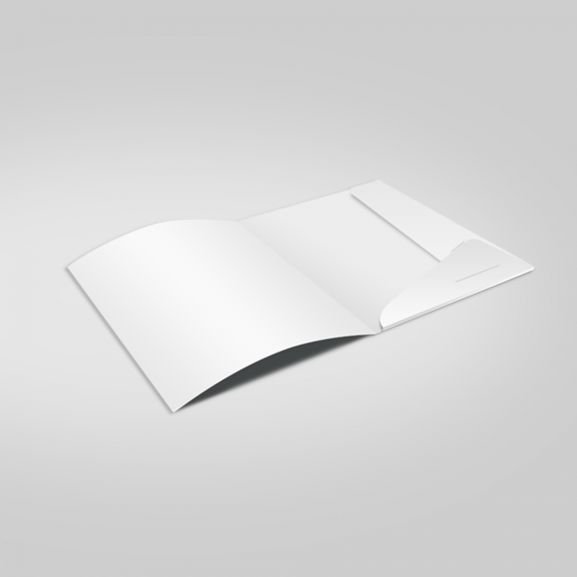Blanko Mappe A4 - Modell CLASSIC 4 & 8mm | Printello